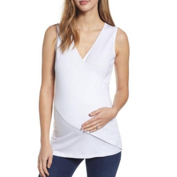 Angel Maternity | Tops | Angel Maternity Nursing Crossover Tank Top V ...